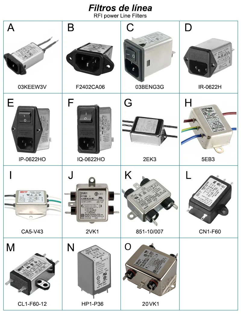 Filtros de Línea - GM Electrónica - Argentina